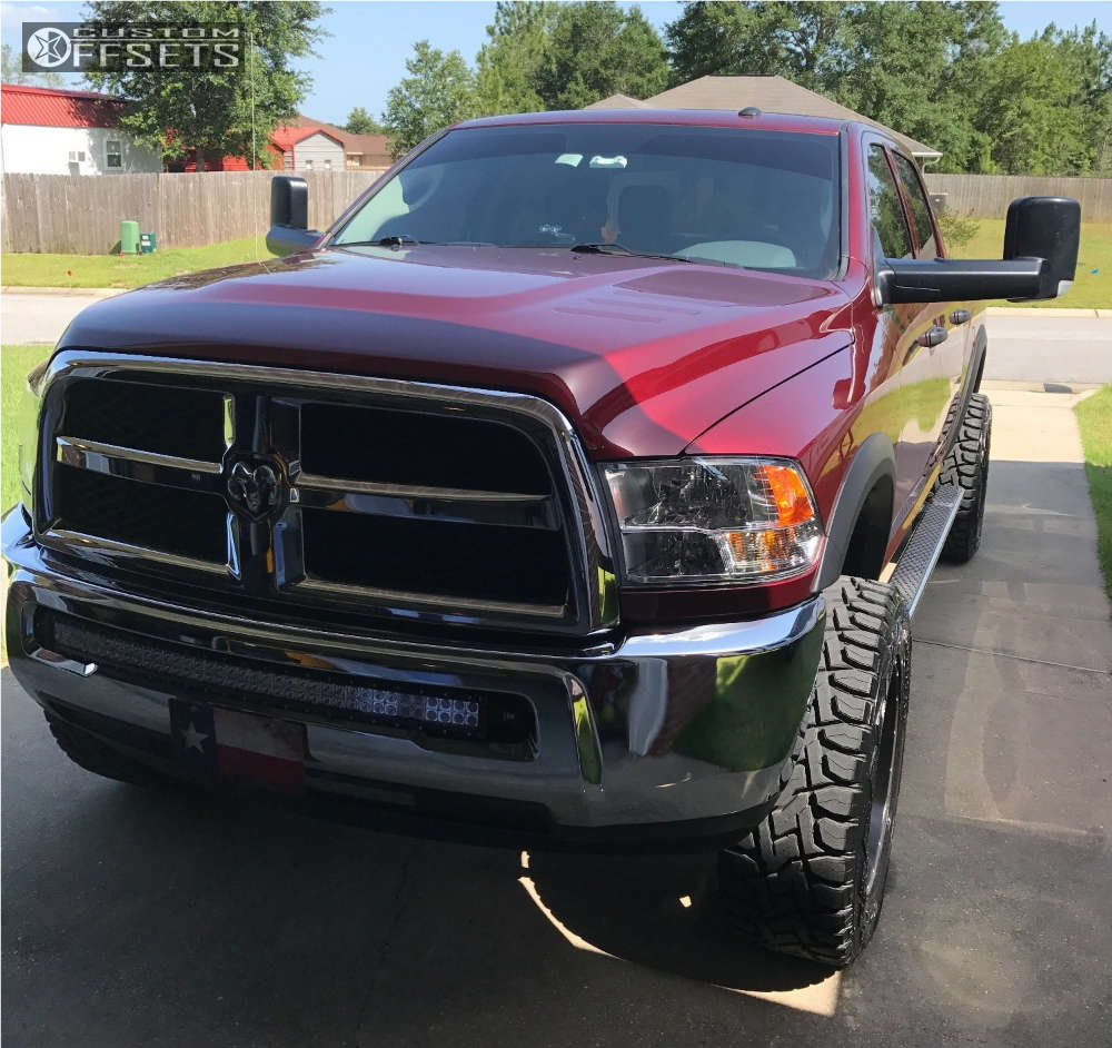 2017 Ram 2500 with 20x10 -24 Fuel Maverick and 35/12.5R20 Toyo Tires ...