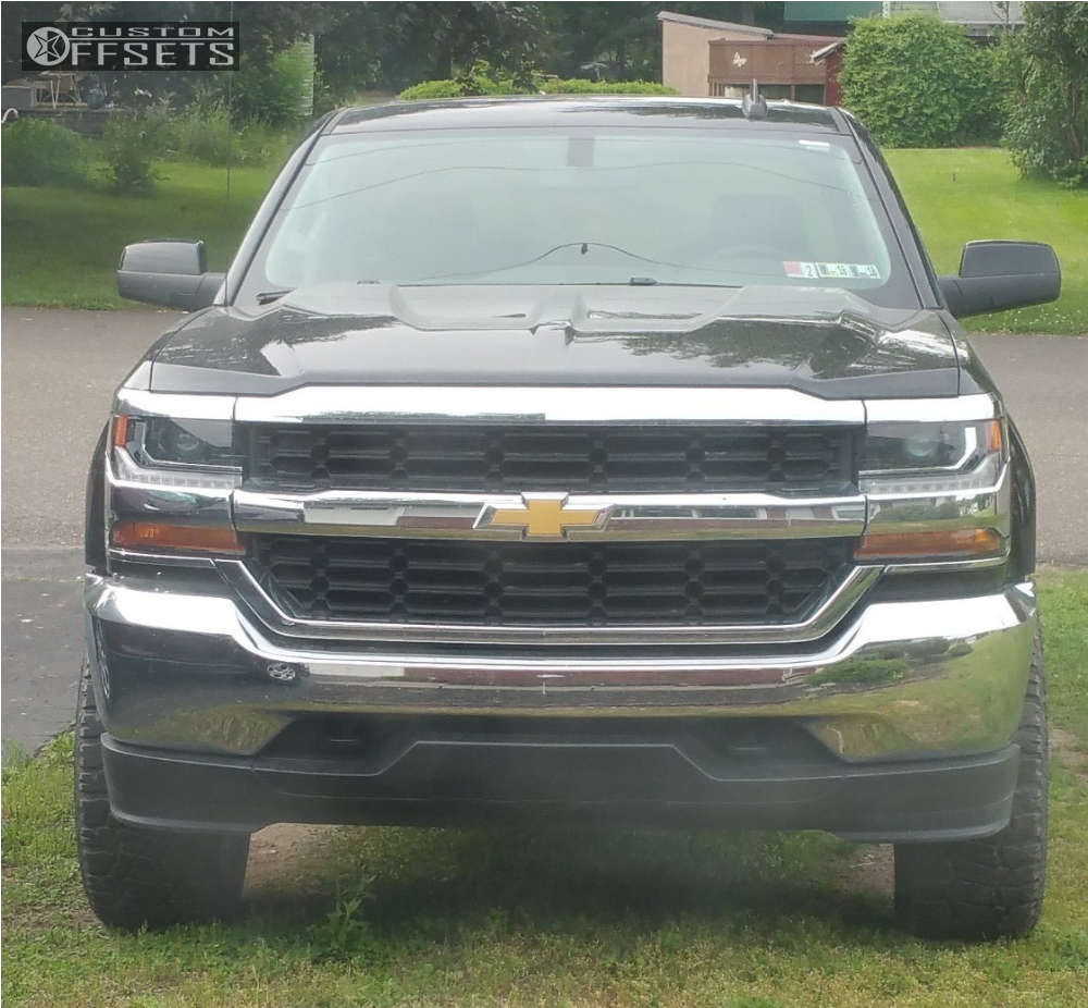 2016 Chevrolet Silverado 1500 with 20x10 -24 Vision Fury and 305/55R20 ...