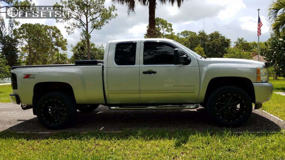 2011 Chevrolet Silverado 1500 with 20x9.5 -6 Pro Comp Series 42 and 295 ...