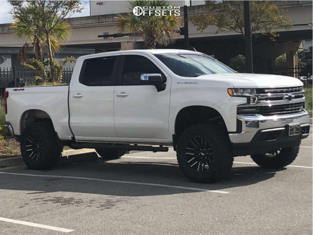 2020 Chevrolet Silverado 1500 with 20x9 18 Moto Metal Mo978 and 35/12 ...