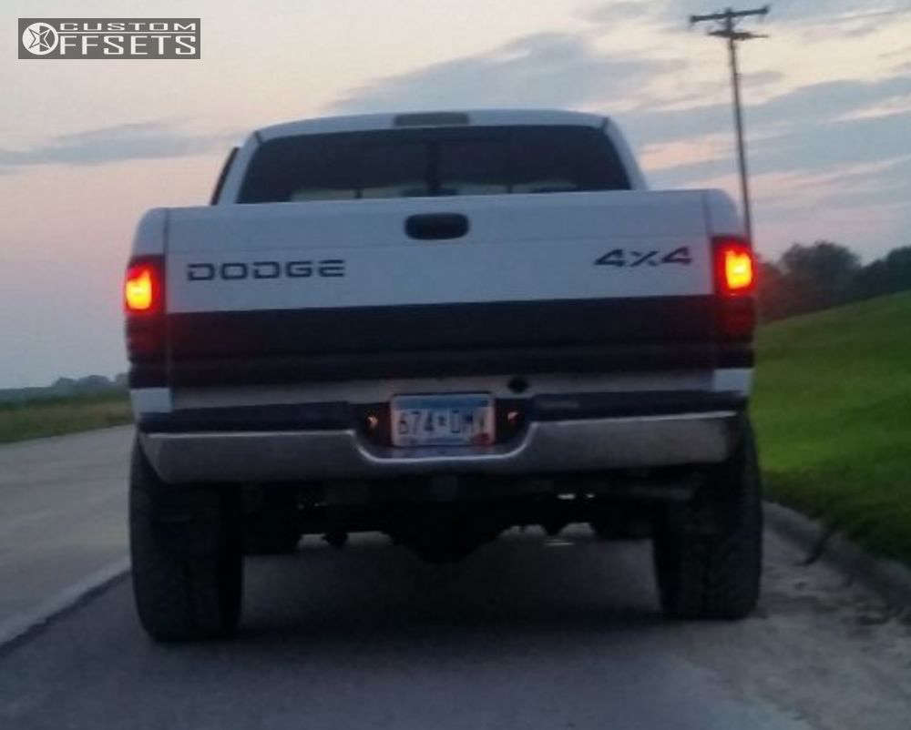 1999 Dodge Ram 1500 with 20x10 -12 Fuel Hostage and 305/50R20 Nitto ...