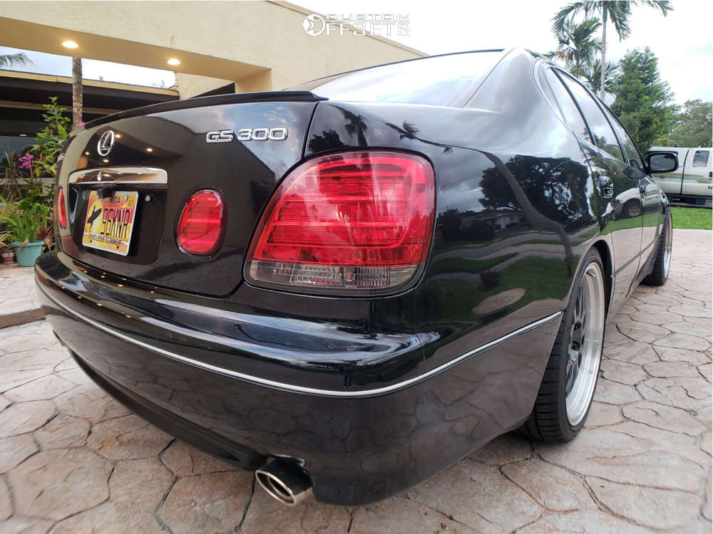 1998 Lexus GS300 with 19x8.5 30 ESR Sr01 and 245/35R19 Michelin Pilot ...