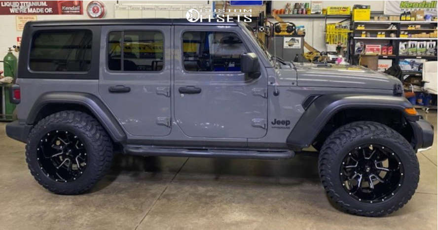 2020 Jeep Wrangler with 20x12 -51 Vision Bomb and 35/12.5R20 AMP Mud ...