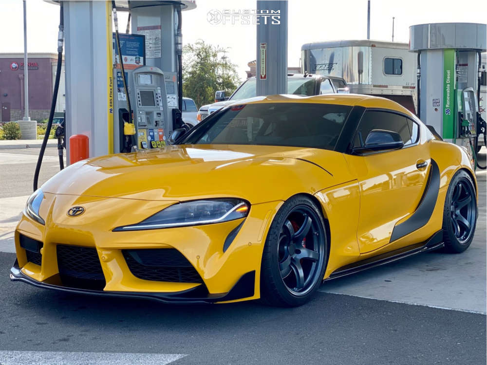 2020 Toyota GR Supra with 19x9.5 25 Gram Lights 57cr and 265/35R19 ...