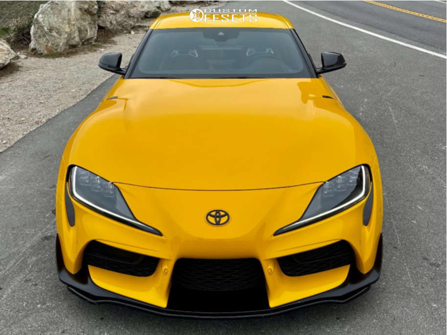 2020 Toyota GR Supra with 19x9.5 25 Gram Lights 57cr and 265/35R19 ...