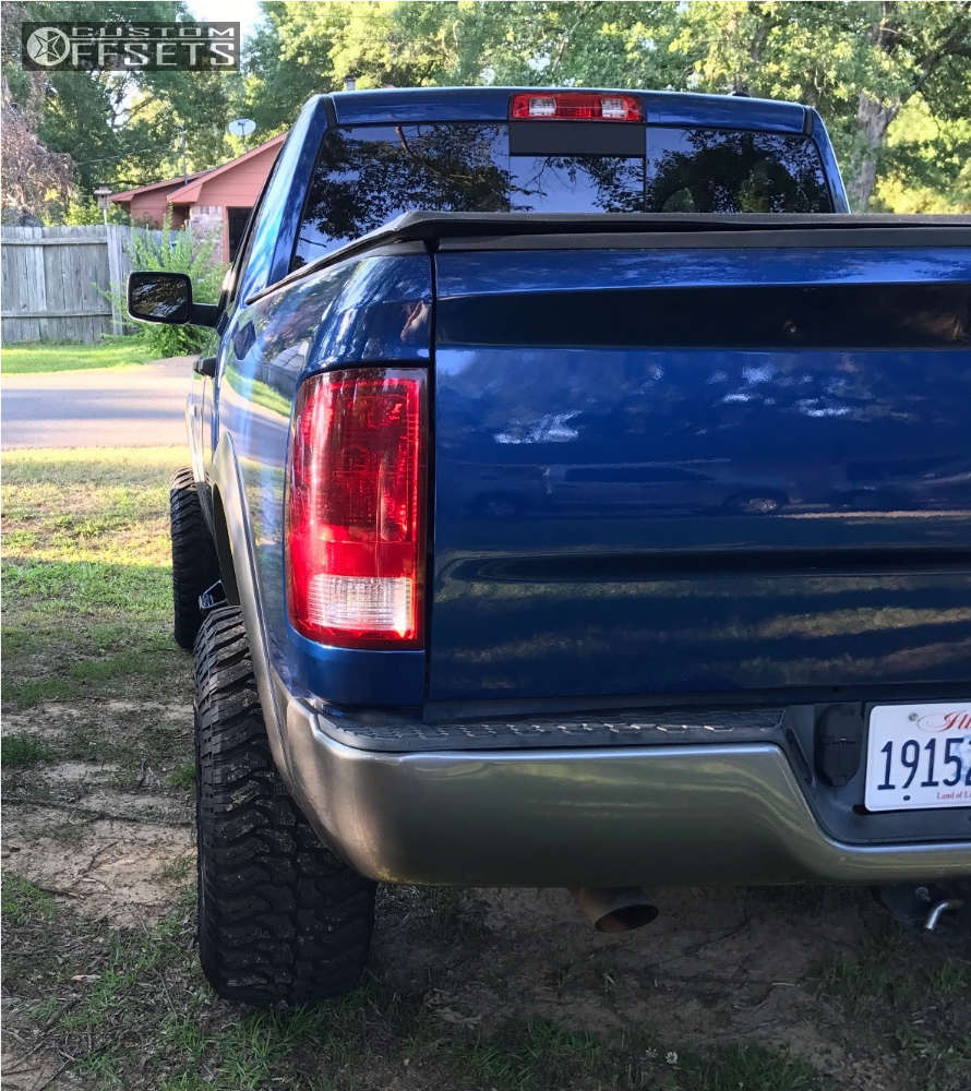 2010 Dodge Ram 1500 with 20x12 -44 Dropstars 645B and 35/12.5R20 Black ...