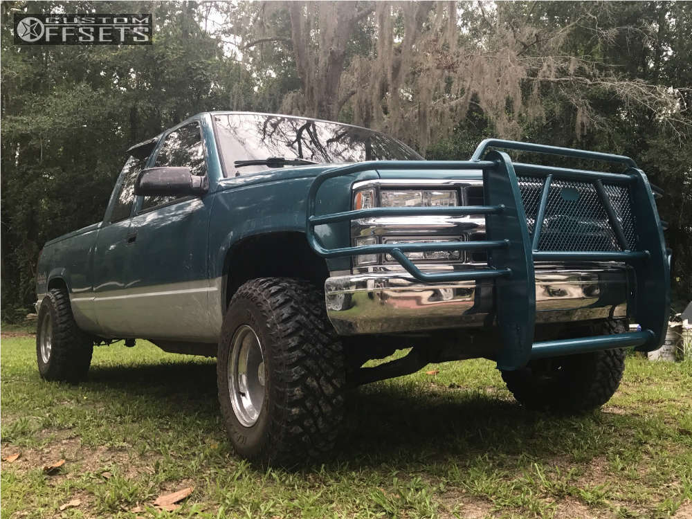 1997 Chevrolet K1500 with 15x10 -44 GM Rally and 32/11.5R15 Maxxis ...