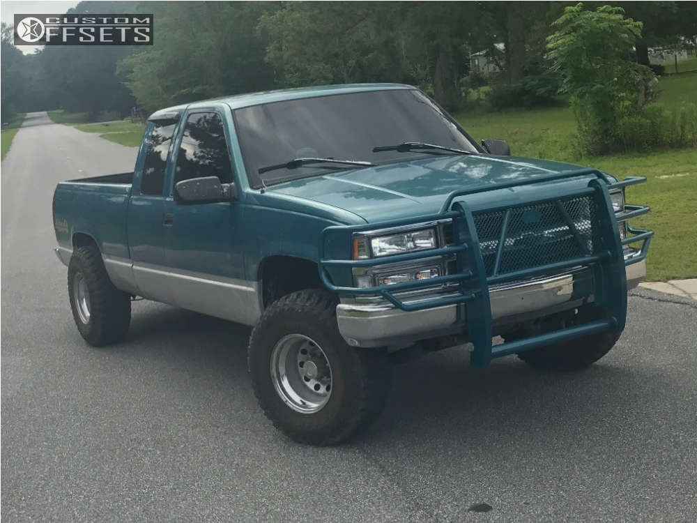 1997 Chevrolet K1500 with 15x10 -44 GM Rally and 32/11.5R15 Maxxis ...