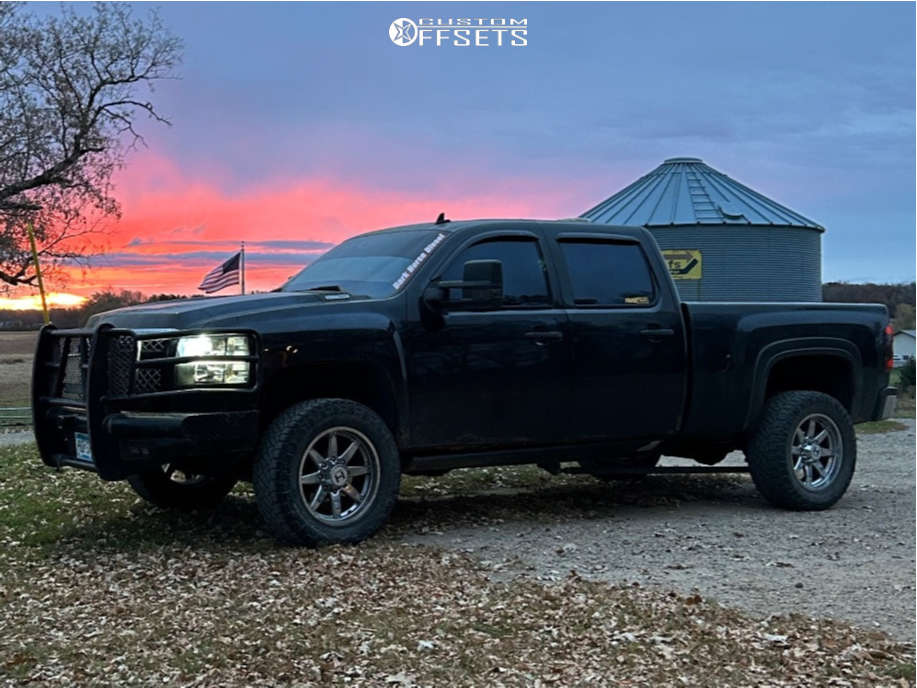 2008 Chevrolet Silverado 2500 HD with 20x10 -19 Hostile Alpha and 33/11 ...