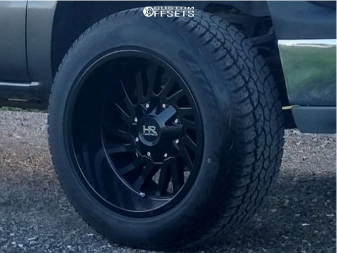 2000 Chevrolet Silverado 1500 with 20x12 -51 Hardrock Overdrive and 285 ...