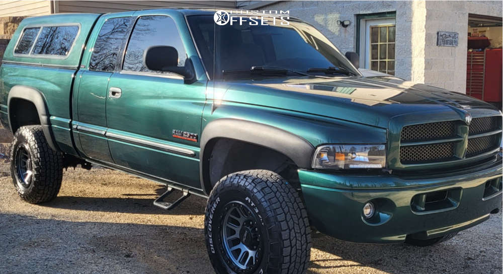 2000 Dodge Ram 2500 with 17x9 -12 Vision Nemesis and 285/70R17 Cooper ...