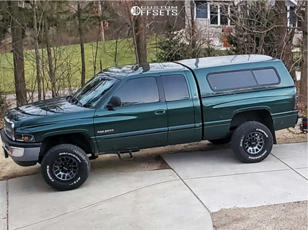 2000 Dodge Ram 2500 with 17x9 -12 Vision Nemesis and 285/70R17 Cooper ...