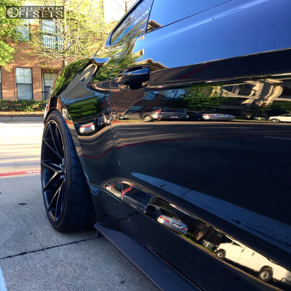 2016 Ford Mustang with 20x9 25 Niche Misano and 275/35R20 Nitto Motivo ...