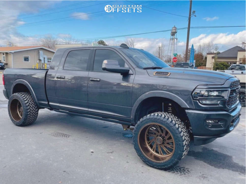 2021 Ram 2500 with 24x14 -76 JTX Forged Rumble and 375/40R24 Toyo Tires ...