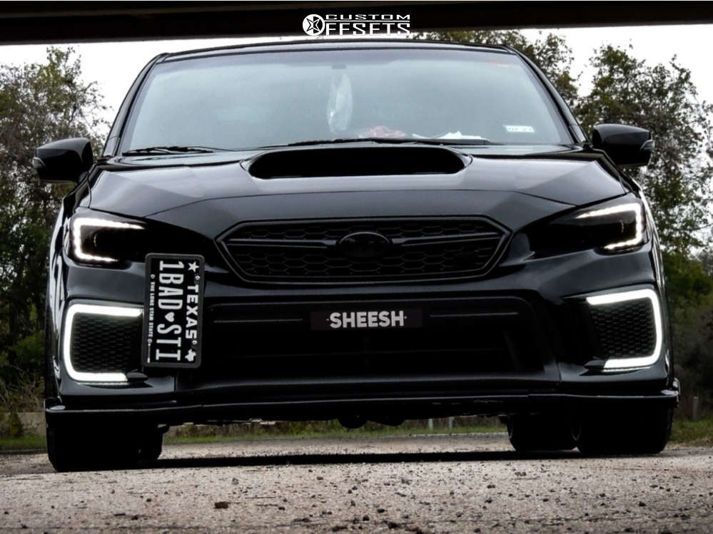 2020 Subaru WRX STI with 19x9.5 35 SSR Gtx01 and 245/35R19 Landsail ...