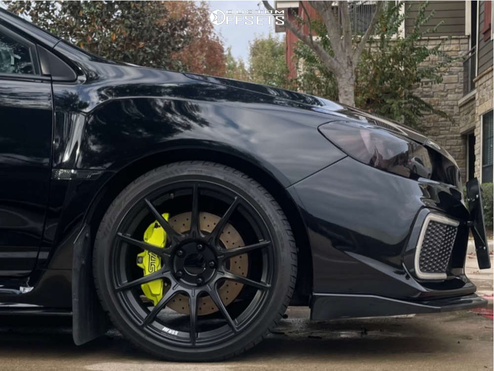 2020 Subaru WRX STI with 19x9.5 35 SSR Gtx01 and 245/35R19 Landsail ...