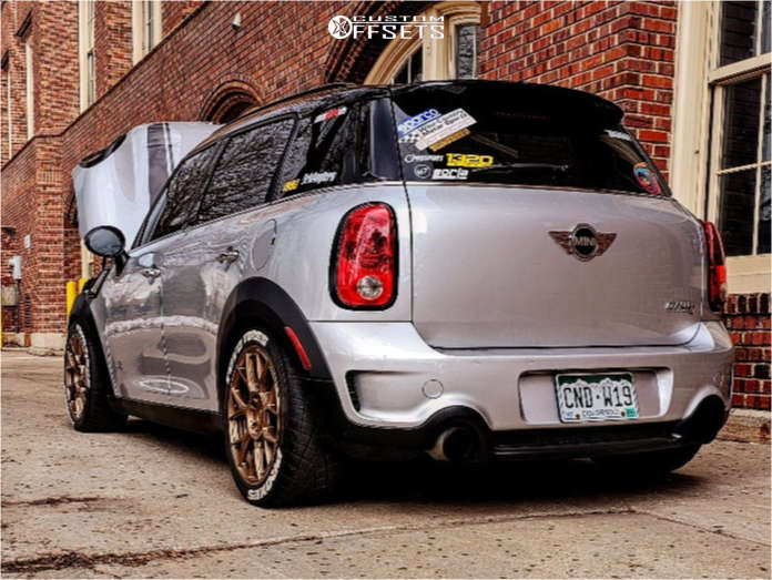 2013 Mini Cooper Countryman with 17x8 38 Motegi Mr147 and 225/45R17 ...