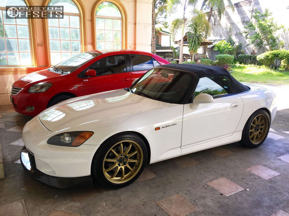 2000 Honda S2000 with 18x8.5 38 Prodrive GC-010G and 245/40R18 Dunlop ...