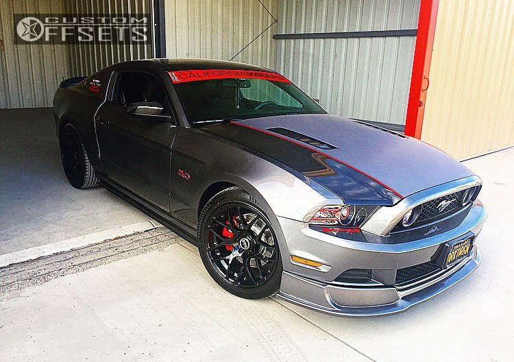 2014 Ford Mustang with 19x9.5 30 RTR and 275/40R19 Accelera Phi and ...