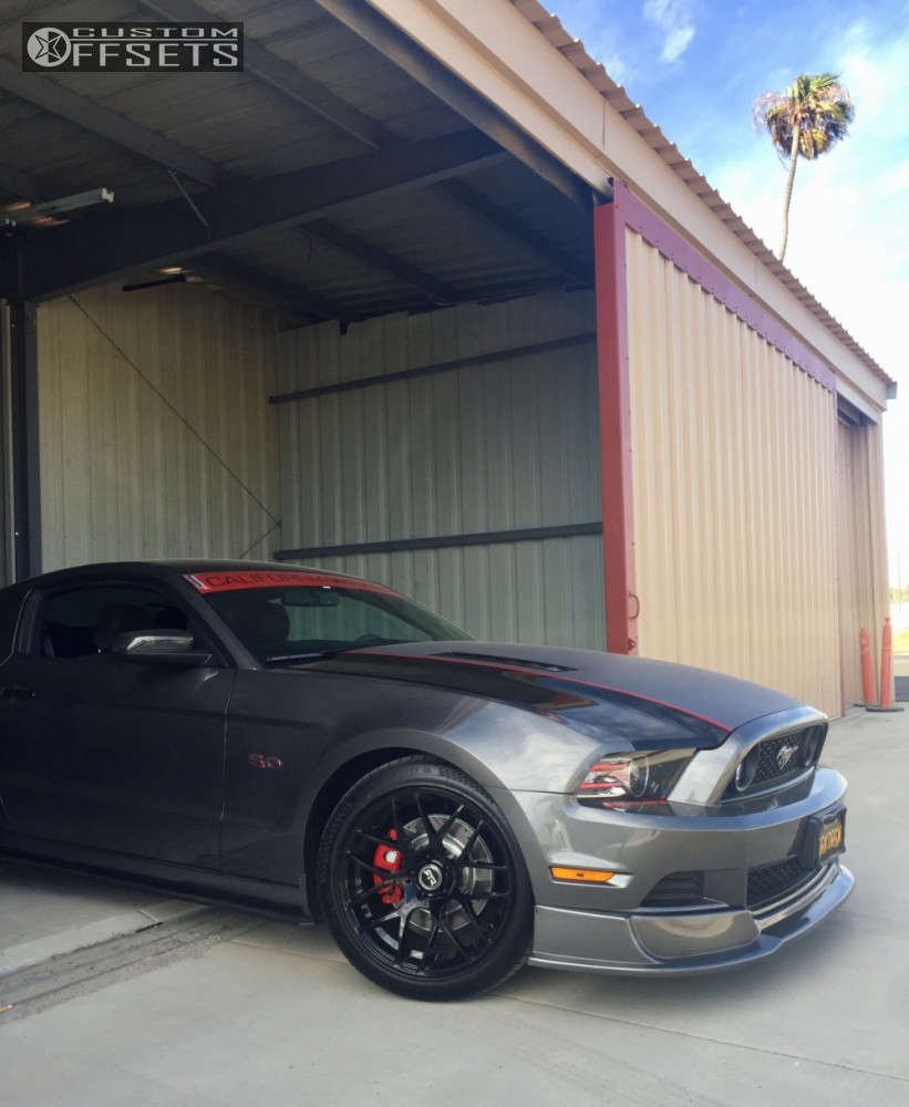 2014 Ford Mustang with 19x9.5 30 RTR and 275/40R19 Accelera Phi and ...