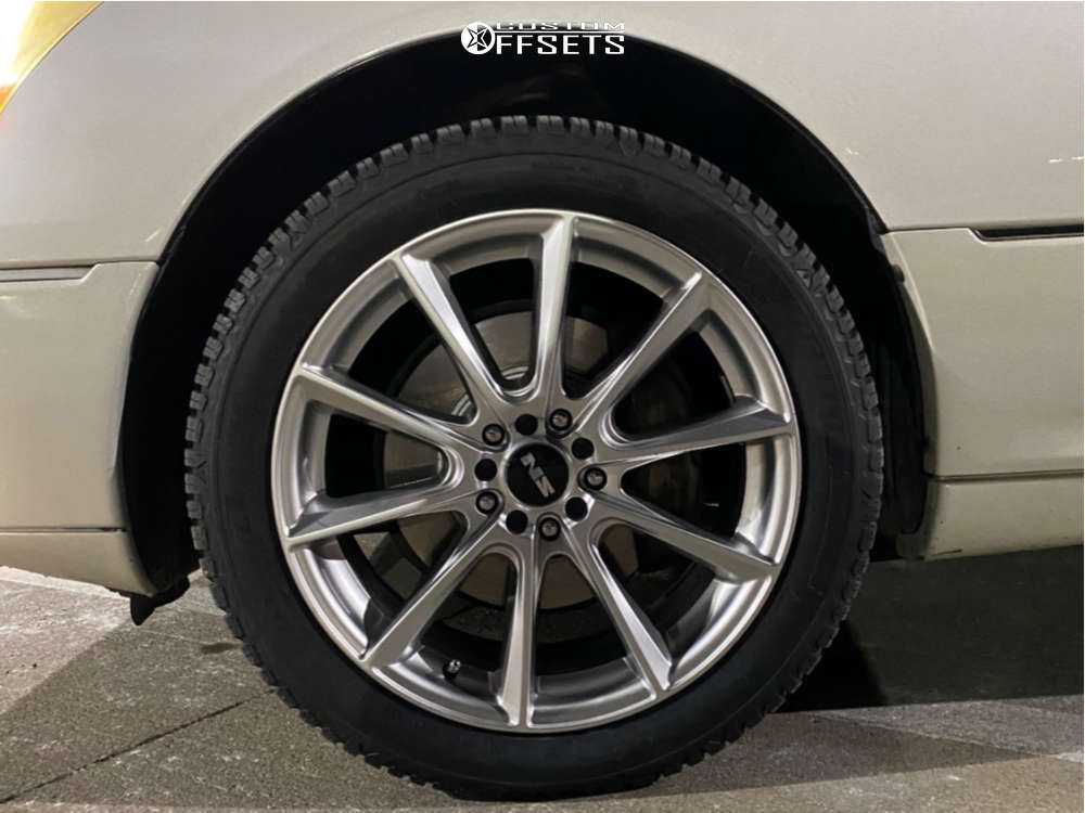 2002 Lexus LS430 with 18x8 38 NS Ns1805 and 245/45R18 Michelin Cross ...