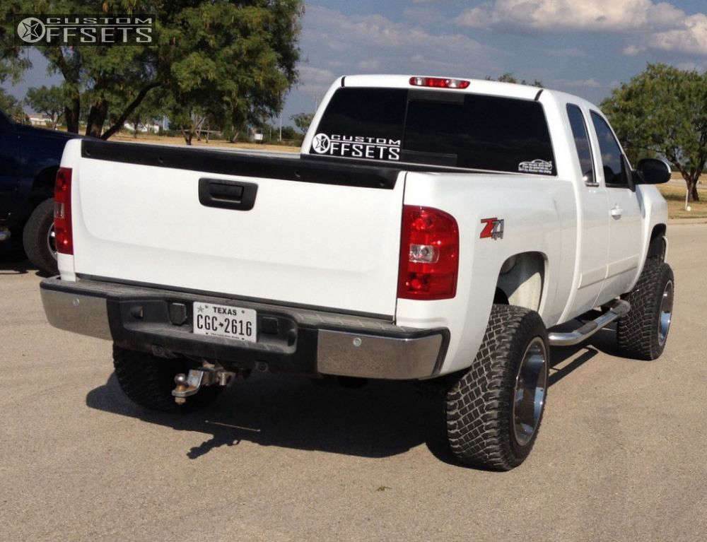2007 Chevrolet Silverado 1500 with 20x12 -44 Cali Offroad Busted and 33 ...