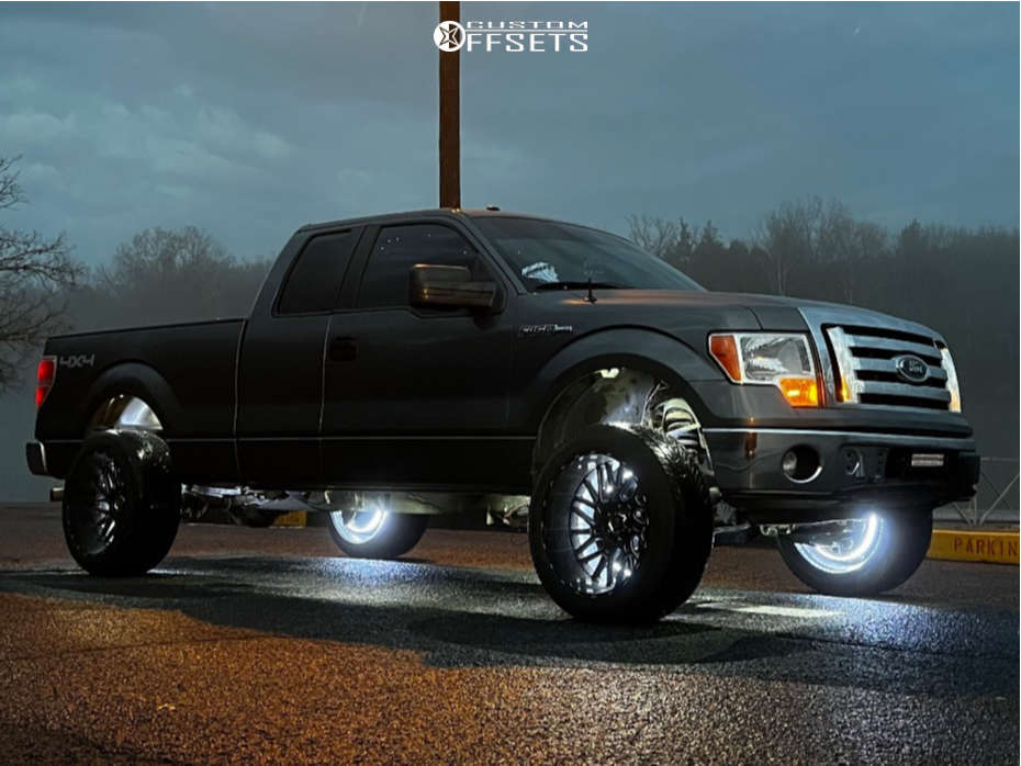 2011 Ford F-150 with 22x12 -51 Vision Brawl and 305/45R22 Fullway Hs266 ...