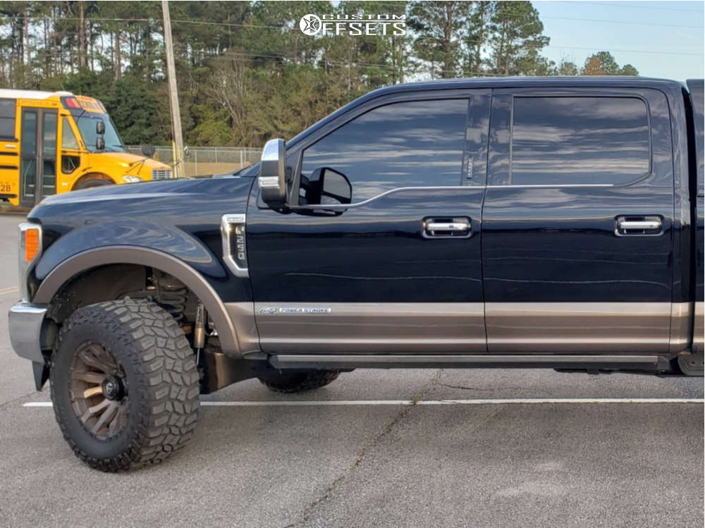 2017 Ford F-250 Super Duty with 20x10 -18 Fuel Blitz and 37/12.5R20 ...