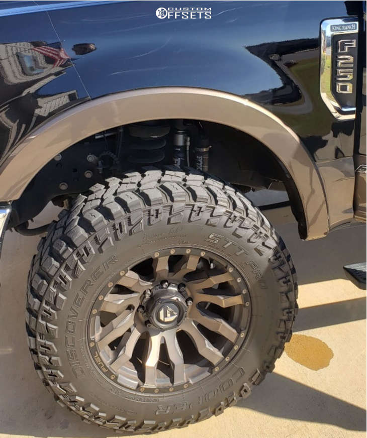2017 Ford F-250 Super Duty with 20x10 -18 Fuel Blitz and 37/12.5R20 ...