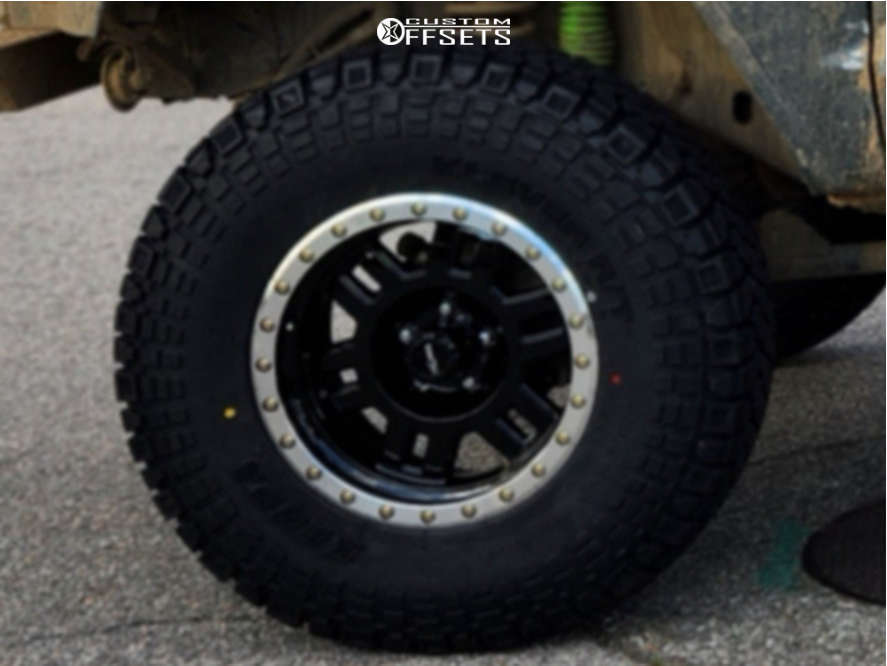 1999 Jeep Cherokee with 17x8.5 0 Vision Manx and 35/10.5R17 Kenda ...