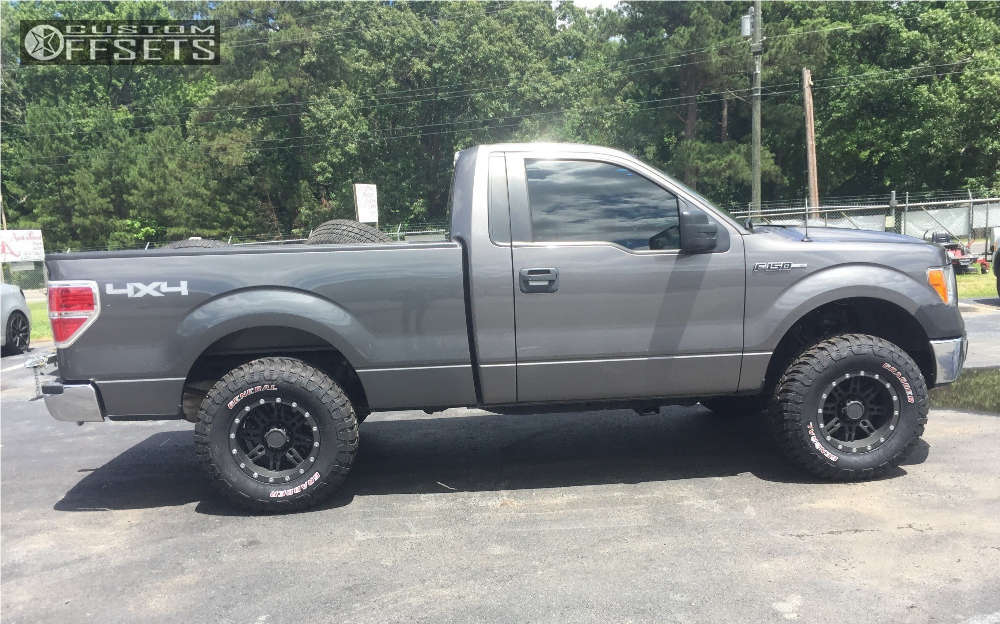 2011 Ford F-150 with 17x9 -6 Pro Comp Series 31 and 295/70R17 General ...