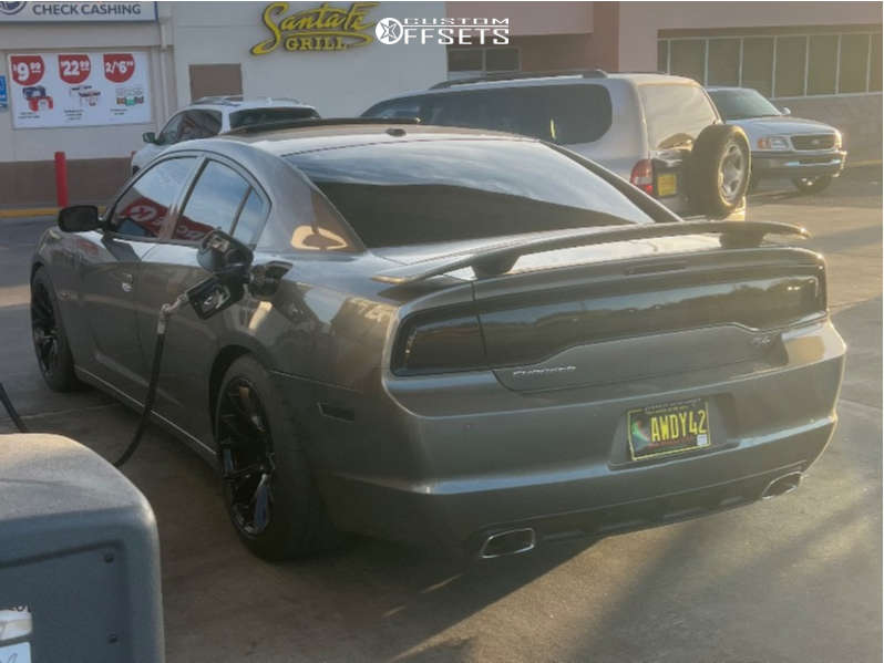 2012 Dodge Charger with 20x9 20 Voxx Replicas Hellcat and 245/45R20 ...