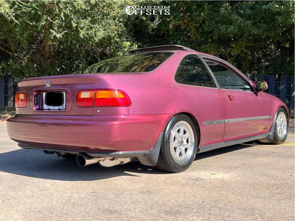 1993 Honda Civic with 15x7 40 Drag Dr27 and 195/50R15 Toyo Tires ...