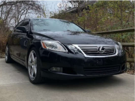 2008 Lexus GS460 with 19x8.5 35 Ferrada Fr3 and 245/35R19 Falken Azenis ...