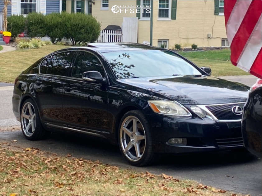 2008 Lexus GS460 with 19x8.5 35 Ferrada Fr3 and 245/35R19 Falken Azenis Fk510 and Stock | Custom ...
