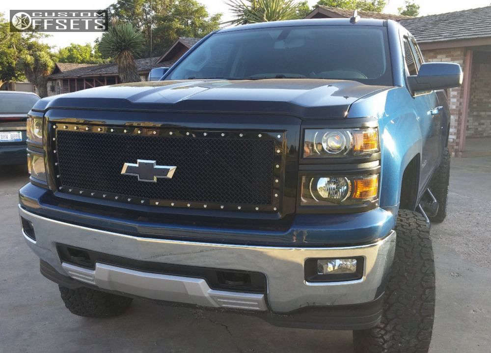 2015 Chevrolet Silverado 1500 with 18x9 -13 Tuff T01 and 35/12.5R18 ...