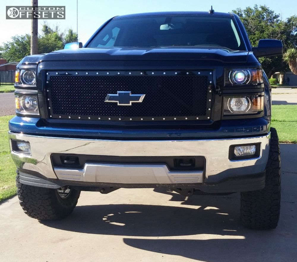 2015 Chevrolet Silverado 1500 with 18x9 -13 Tuff T01 and 35/12.5R18 ...