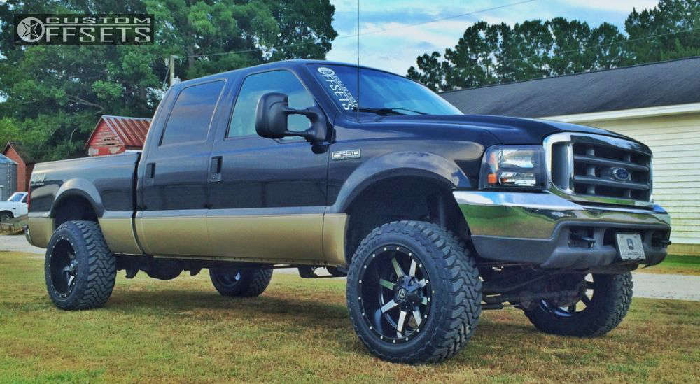 2000 Ford F-250 Super Duty with 20x12 -44 Fuel Maverick D537 and 33/12 ...