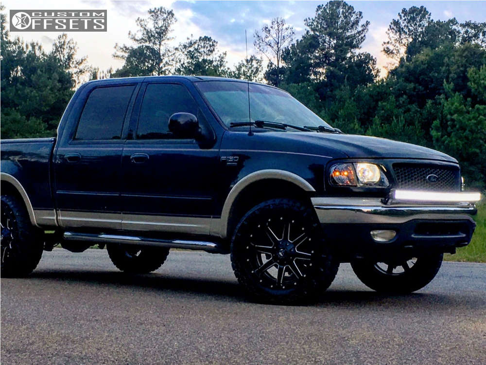 2001 Ford F-150 with 20x10 -24 Fuel Maverick and 33/12.5R20 Nitto Trail ...
