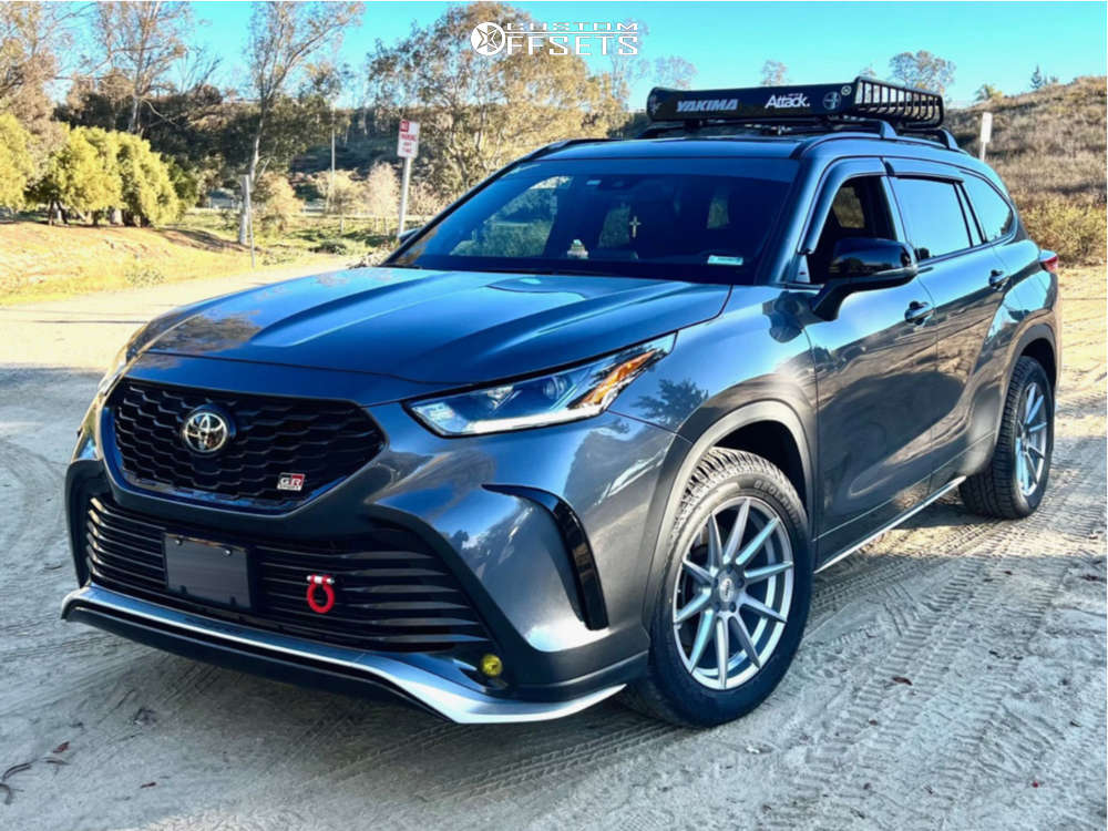 2021 Toyota Highlander with 19x8.5 20 TSW Clypse and 255/55R19 Yokohama ...