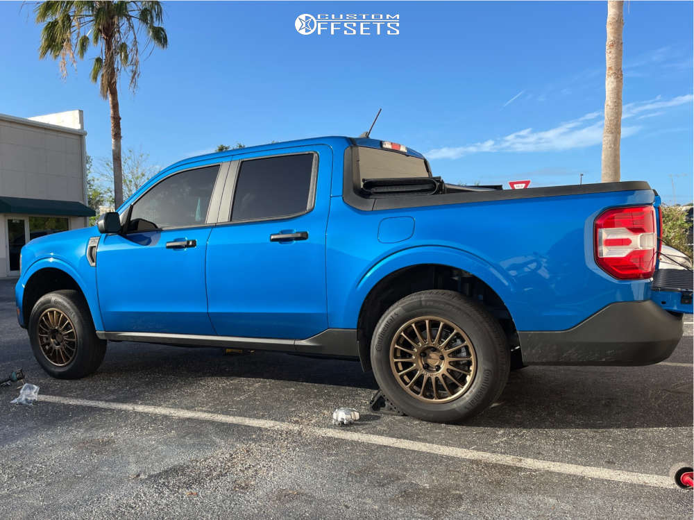 2022 Ford Maverick with 17x7 38 Vision Monaco and 225/65R17 Continental ...