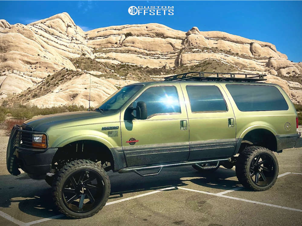2000 Ford Excursion with 24x12 -51 ARKON OFF-ROAD Lincoln and 35/12 ...