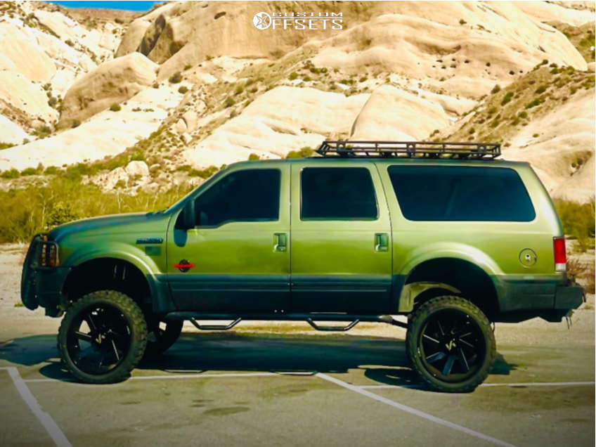 2000 Ford Excursion with 24x12 -51 ARKON OFF-ROAD Lincoln and 35/12 ...