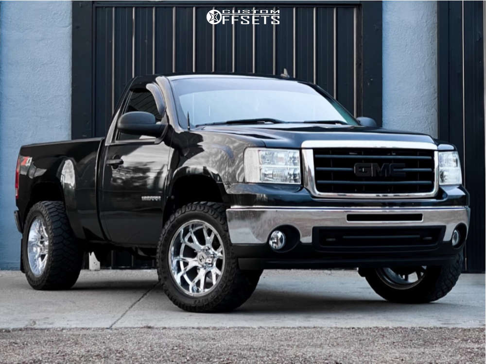 2010 GMC Sierra 1500 with 20x10 -19 Hostile Rage and 33/12.5R20 ...