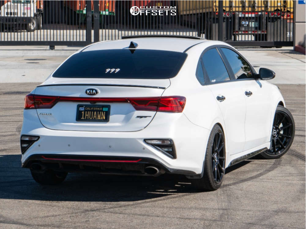 2020 Kia Forte with 17x7 40 DRW D10 and 225/45R17 Falken Azenis FK510 ...