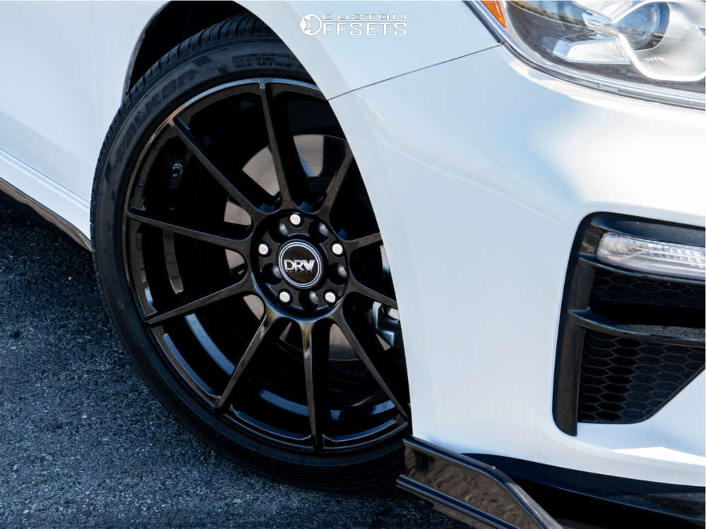 2020 Kia Forte with 17x7 40 DRW D10 and 225/45R17 Falken Azenis FK510 ...