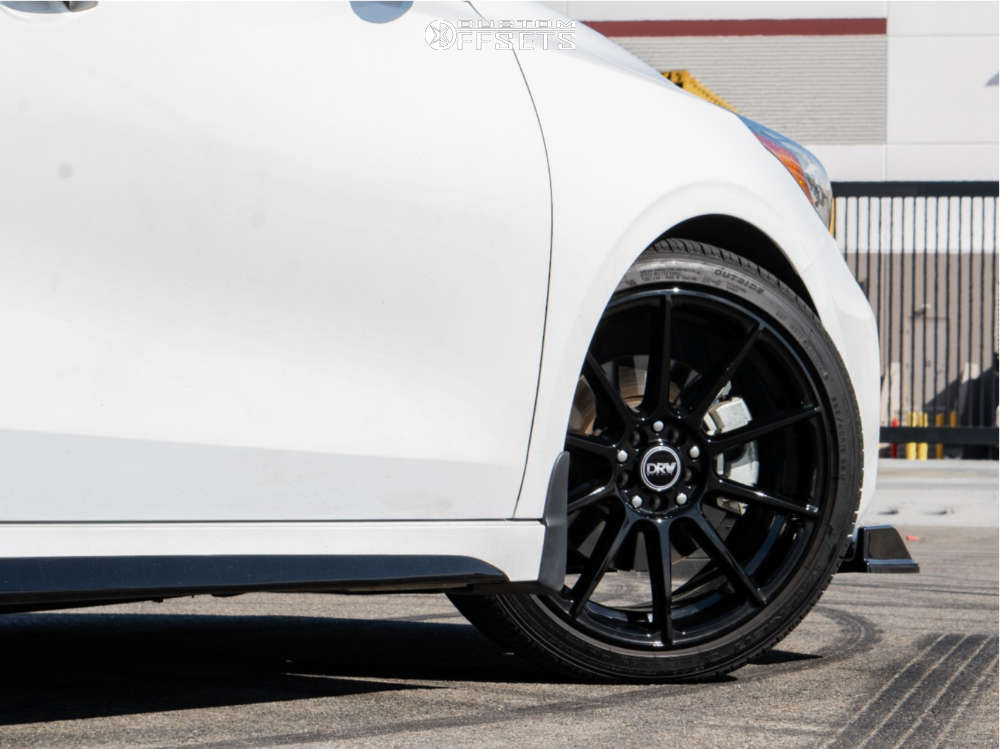 2020 Kia Forte with 17x7 40 DRW D10 and 225/45R17 Falken Azenis FK510 ...