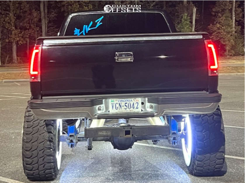 1998 Chevrolet K1500 with 26x14 -76 Hostile Forged Savage and 37/13 ...