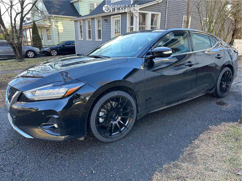 2020 Nissan Maxima with 19x8.5 35 AVID1 AV20 and 245/35R19 Nitto Neo ...