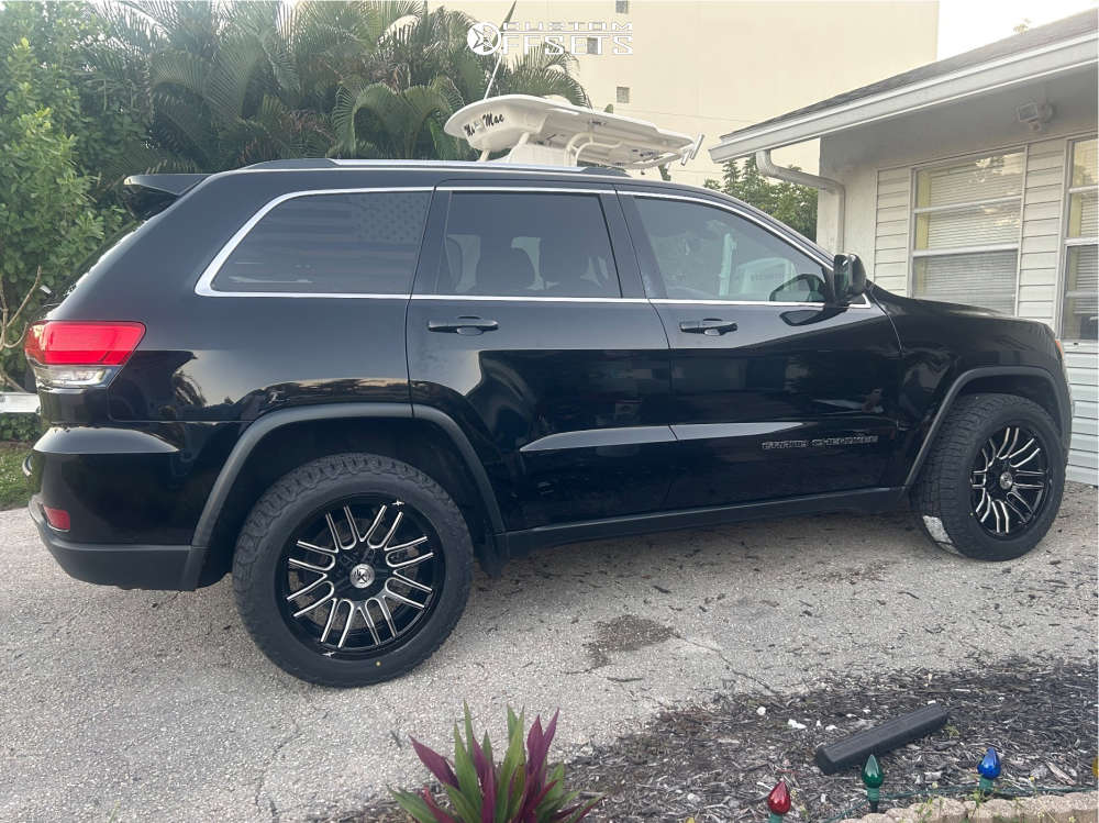 2018 Jeep Grand Cherokee with 20x9 12 XF Offroad Xf-232 and 265/50R20 ...
